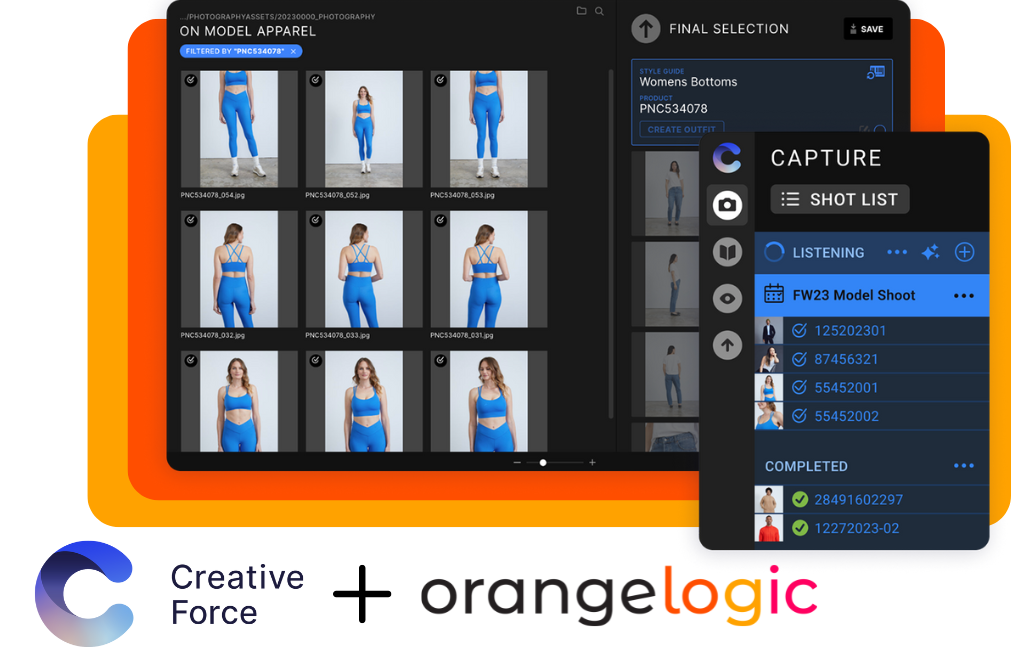 From shot list to shopping cart: Orange Logic + Creative Force streamline studio operations
